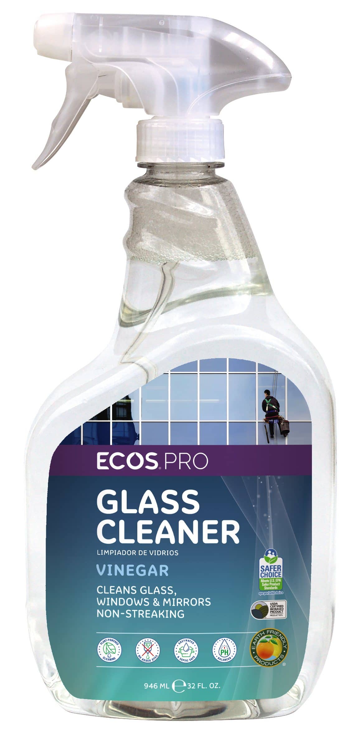 ECOS® PRO Glass Cleaner, Vinegar - Ecos Pro Line